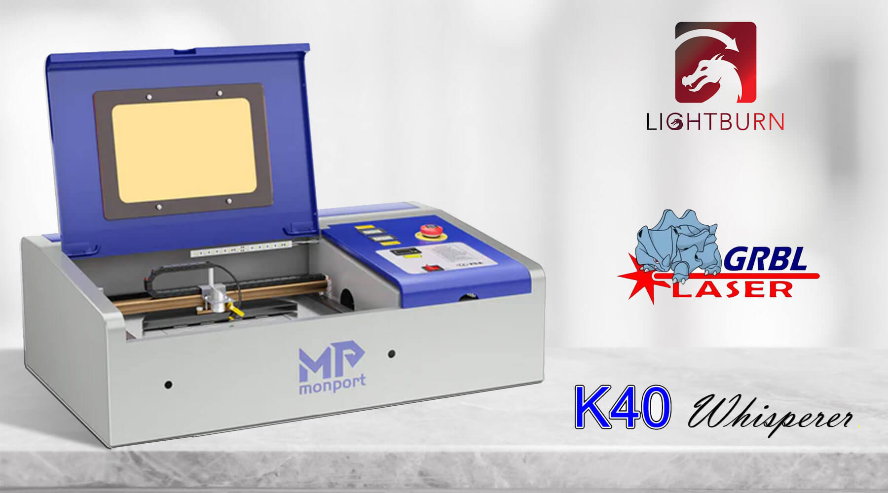 K40 Laser Cutter Software Selection and Installing Monportlaser